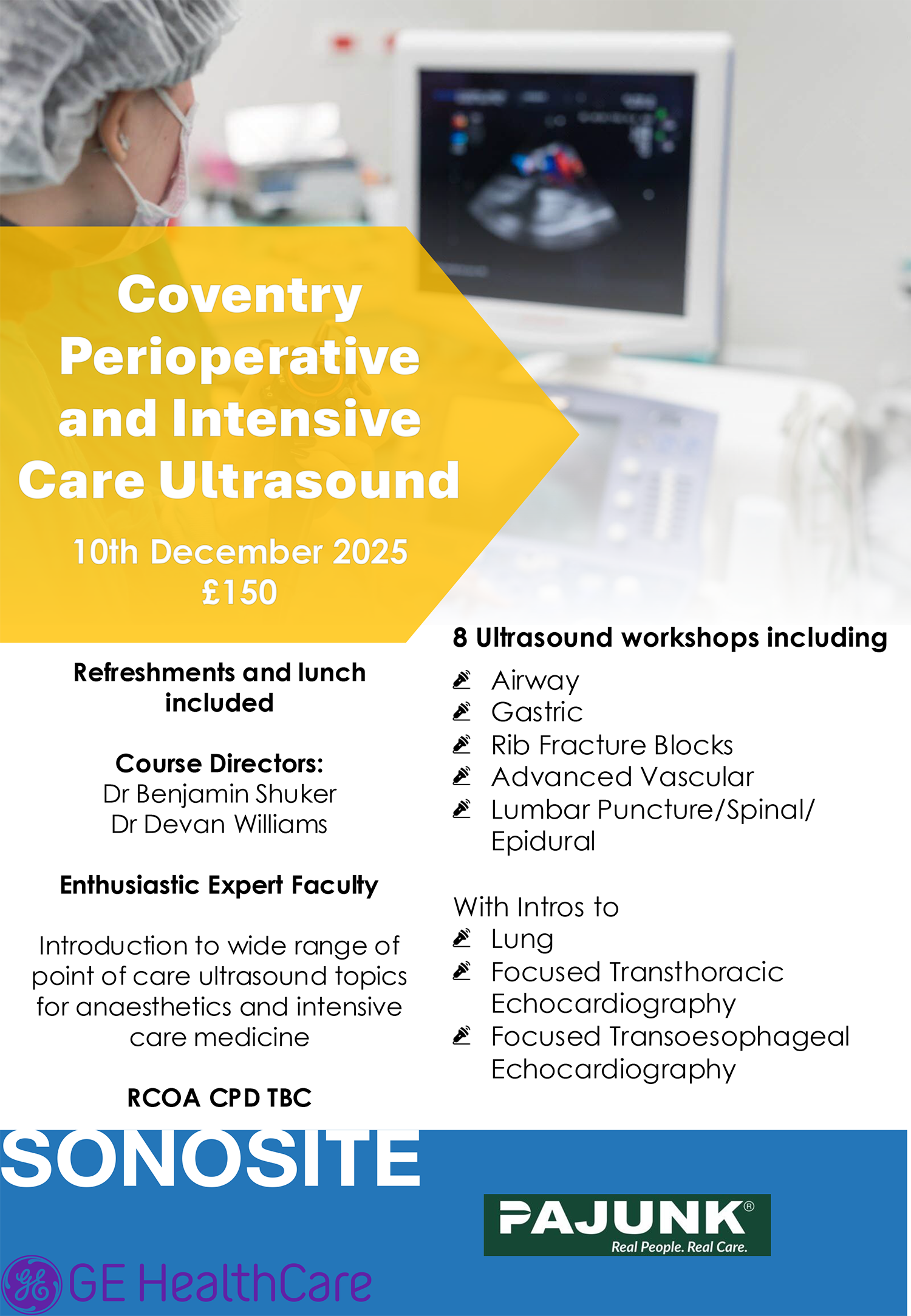 Coventry Perioperative and Intensive Care Ultrasound